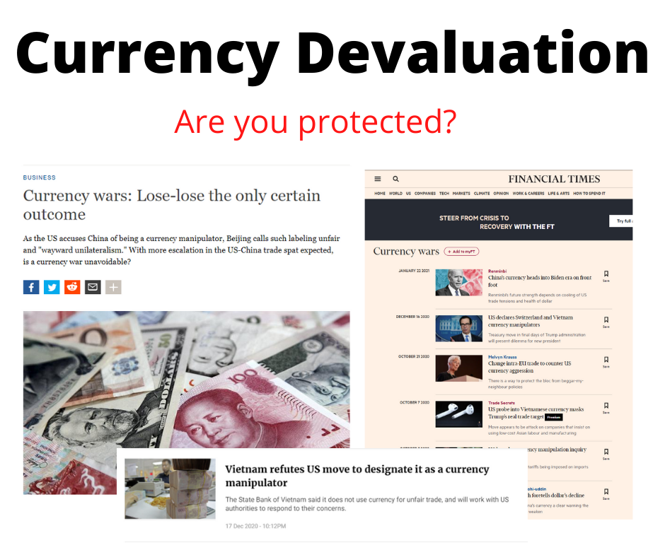 Gold is a hedge for Currency Devaluation ⋆ My Precious Metals